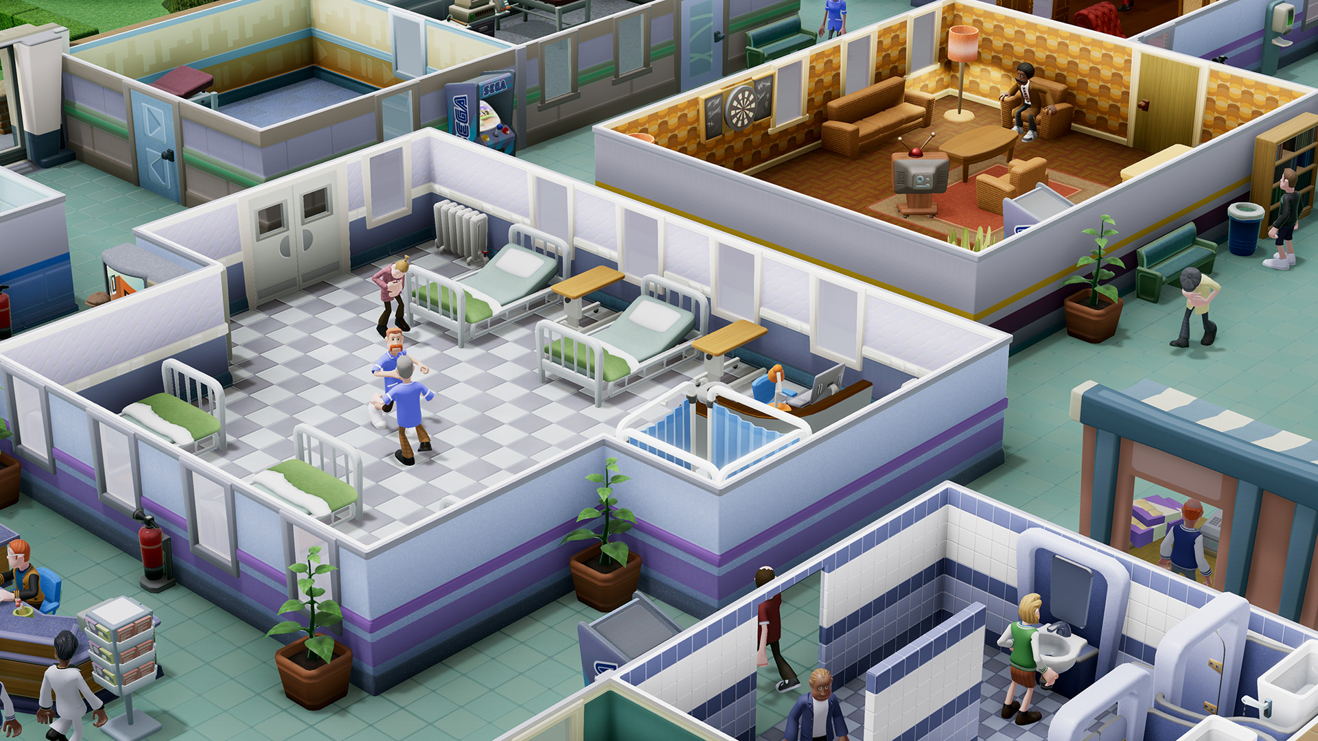 Two Point Hospital's new dev diary showcases character interactions ...