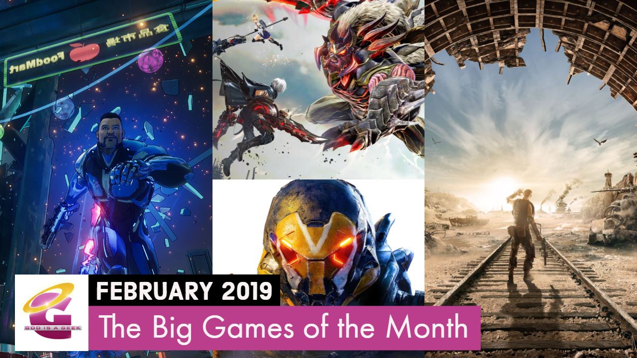 Games of February 2019 - Anthem, God Eater 3, Wargroove, Crackdown 3 ...