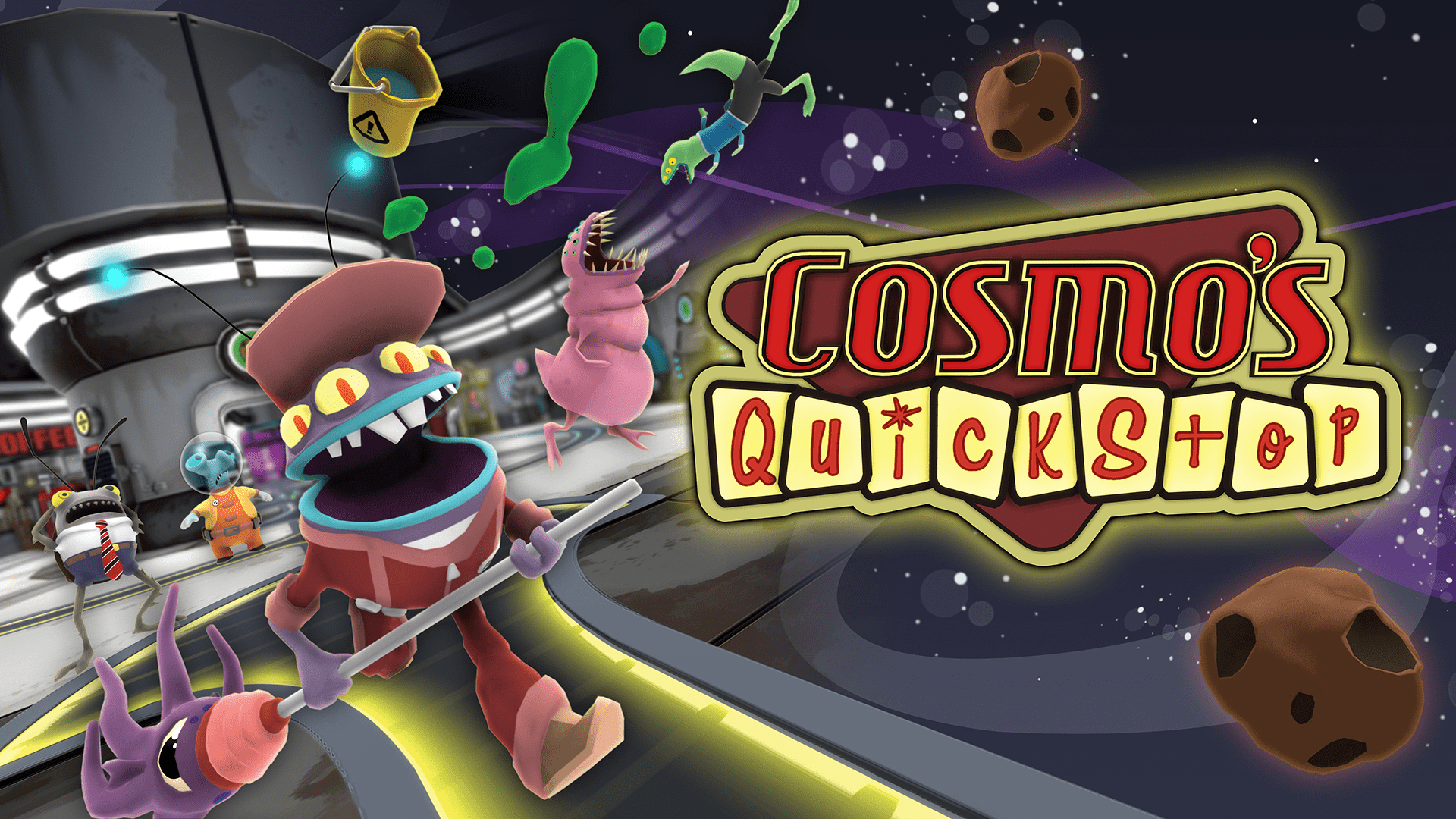 Quirky Action Sim Cosmo’s Quickstop Launches August | GodisaGeek.com