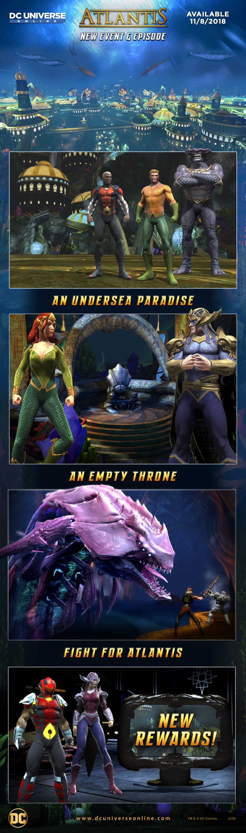 DC Universe Online's New Atlantis Episode Out Now | GodisaGeek.com