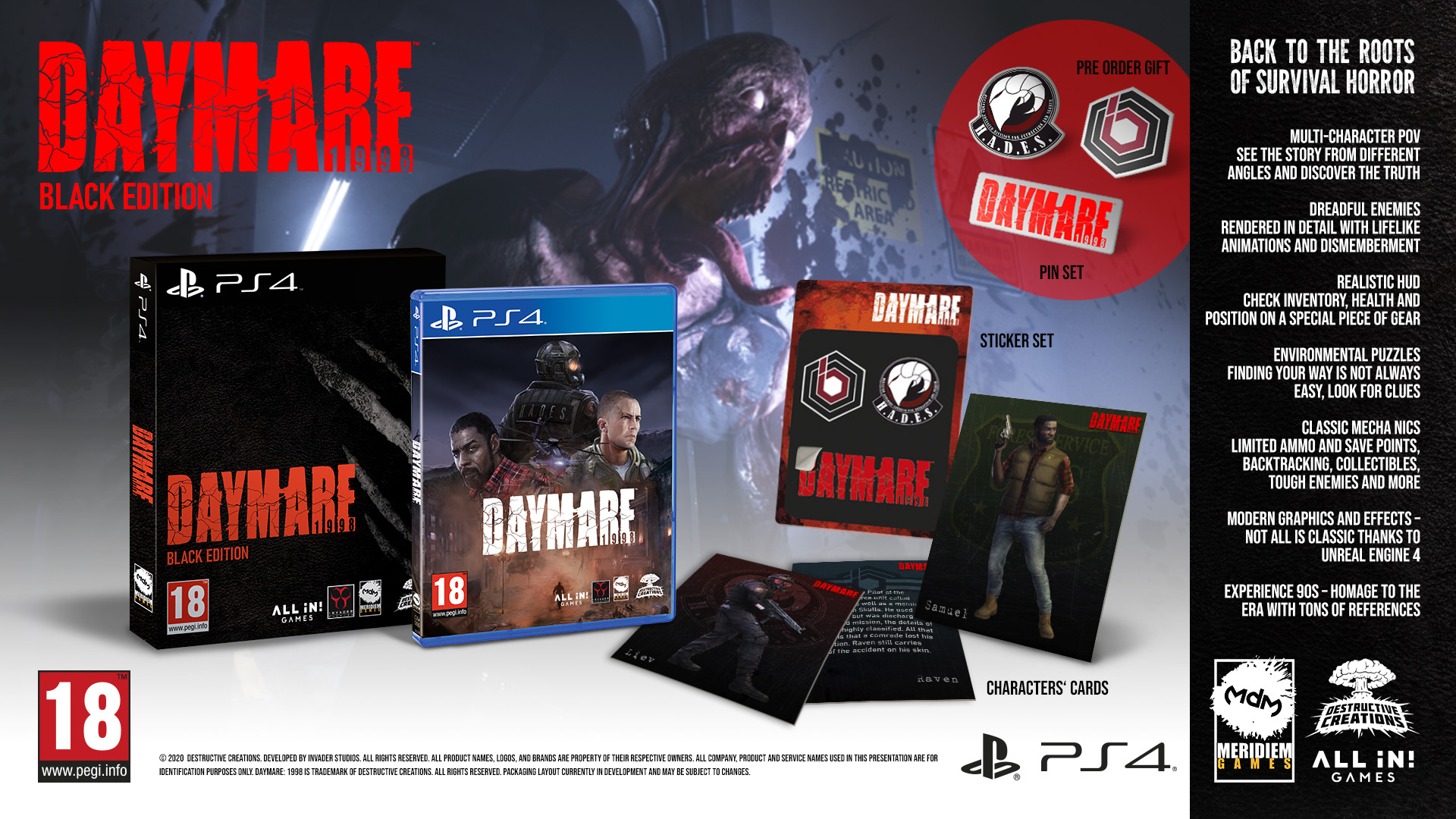 Daymare: 1998 Now Available to Pre-Order on PlayStation 4 and Xbox One ...