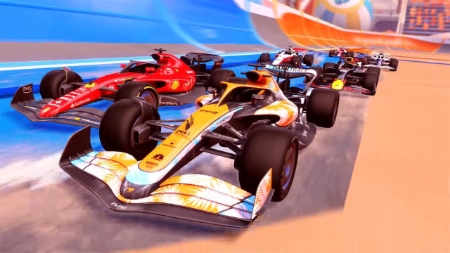 Formula 1 and McLaren content comes to Rocket League! | GodisaGeek.com