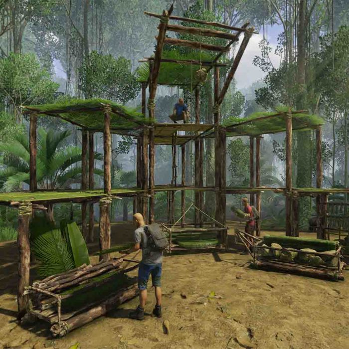 Build your own jungle treehouse in the new Green Hell Building Update | GodisaGeek.com