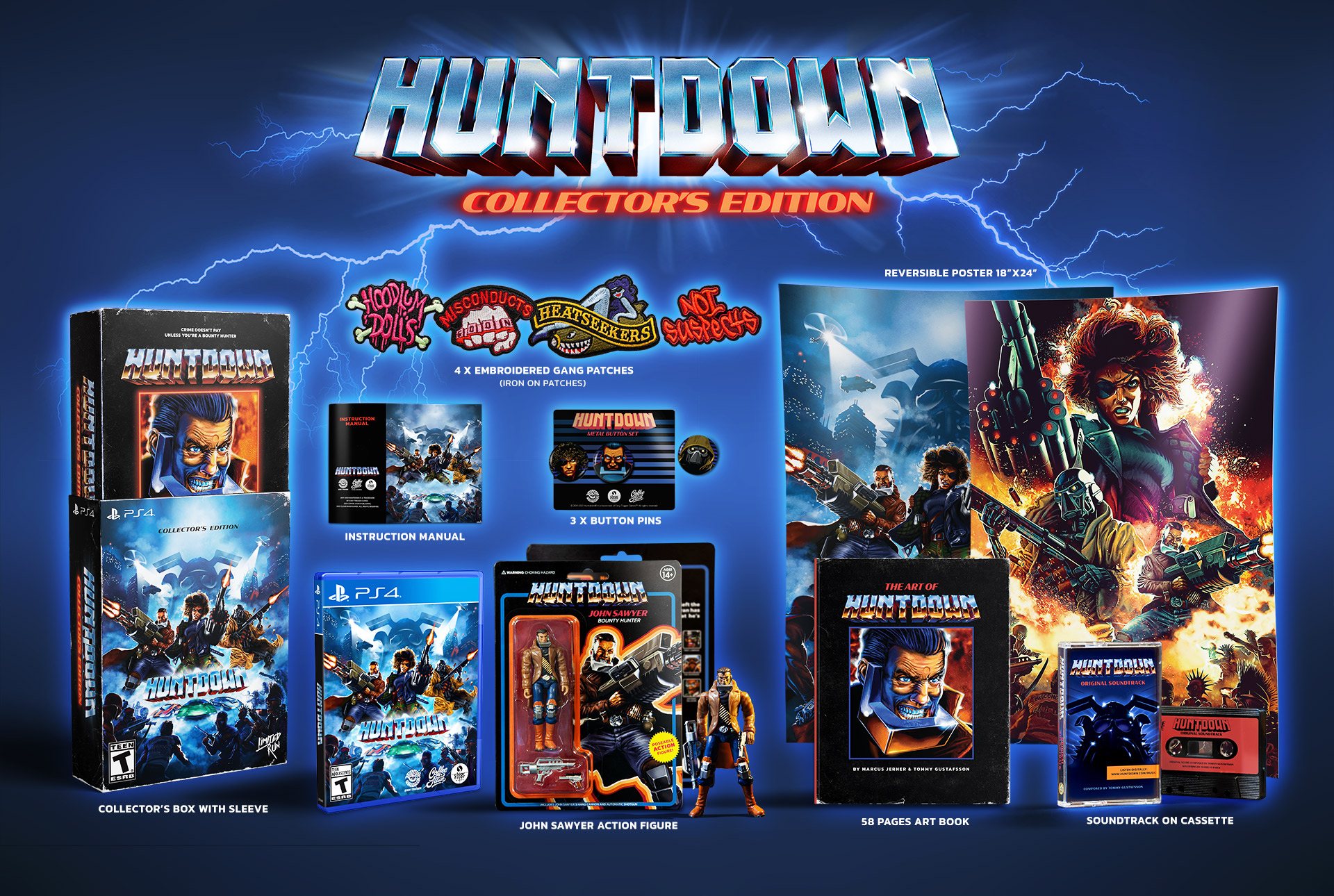 Huntdown gets physical launch and Collector’s Edition makes a comeback | GodisaGeek.com