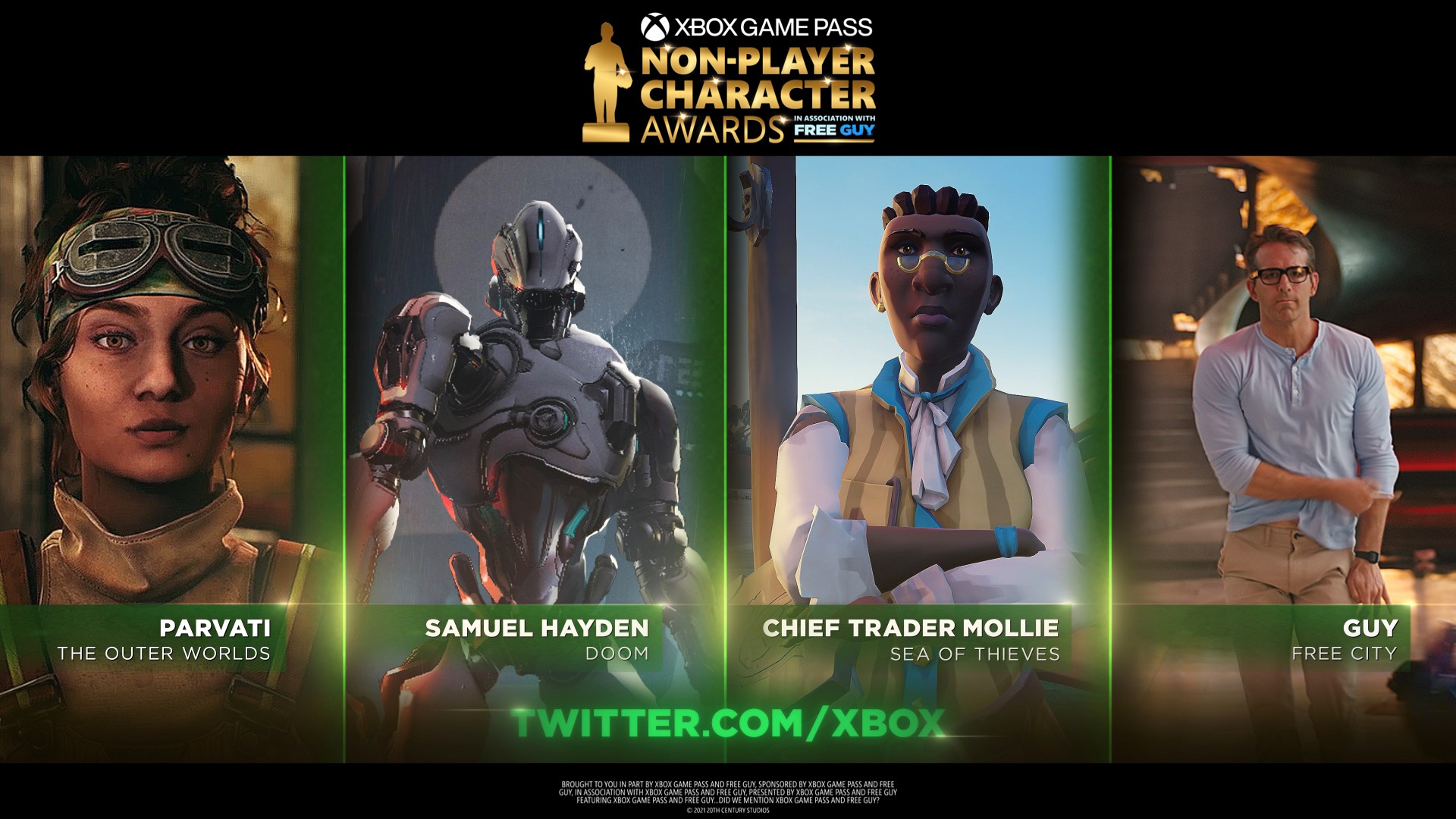Behold the first-ever Non-Player Character awards, presented by Xbox ...