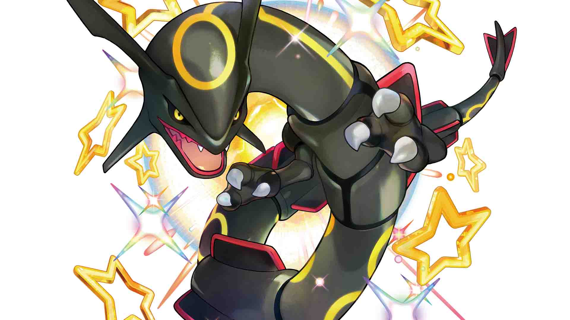 Pokemon Wallpaper Shiny Rayquaza