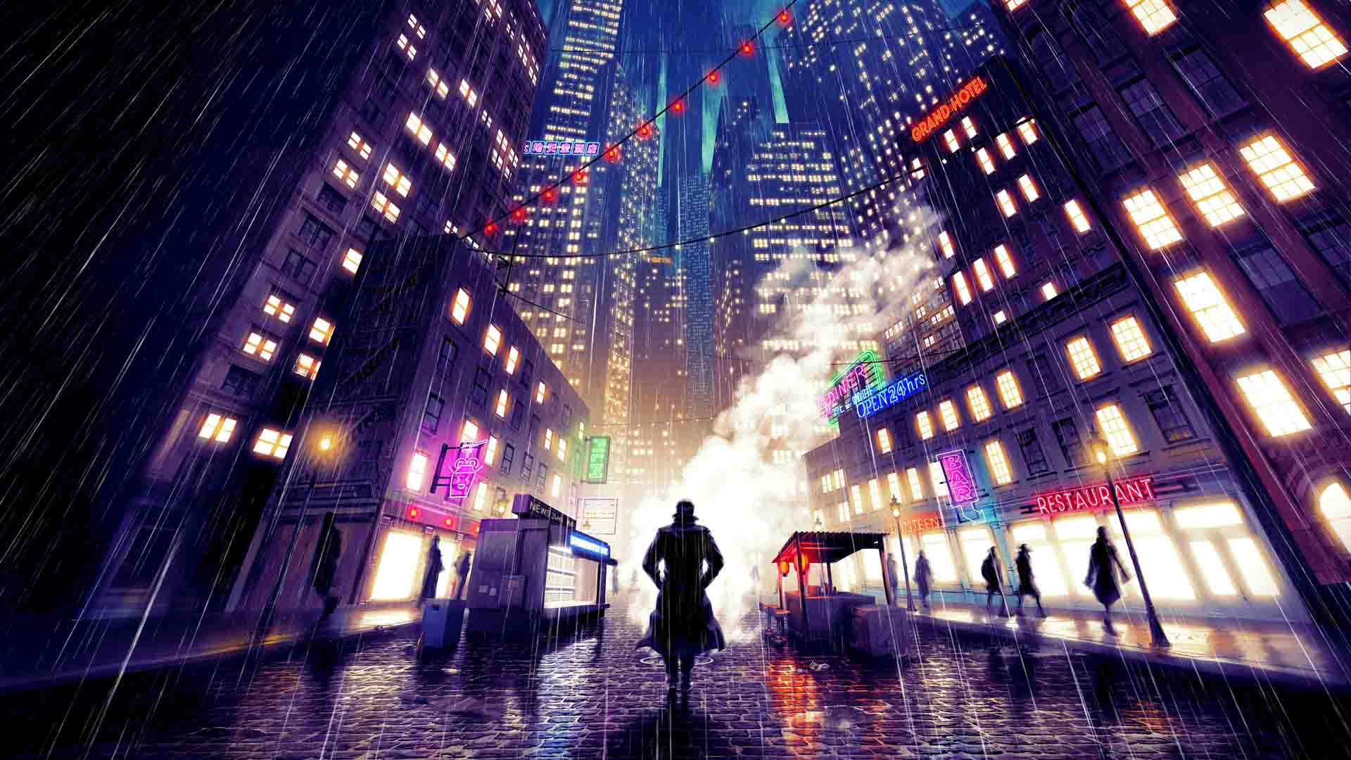 Ghost In The Shell City Wallpaper