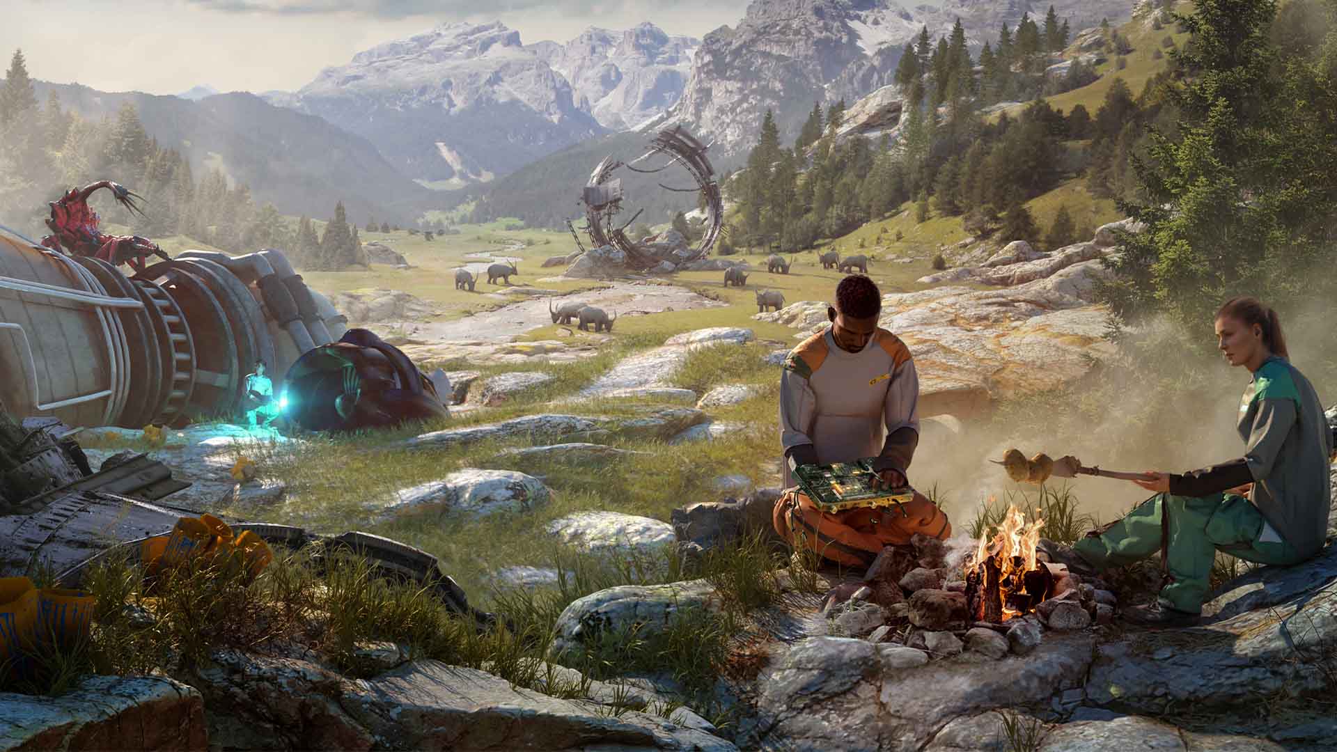 Stranded: Alien Dawn has hit early access for PC | GodisaGeek.com