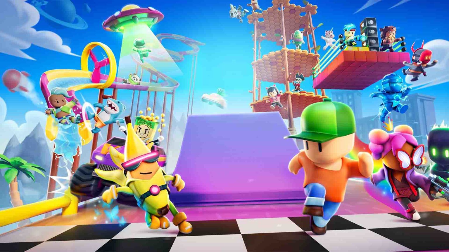Stumble Guys Now Lets You Go Down A Waterslide Dressed As A Banana On Xbox Hands On Preview 