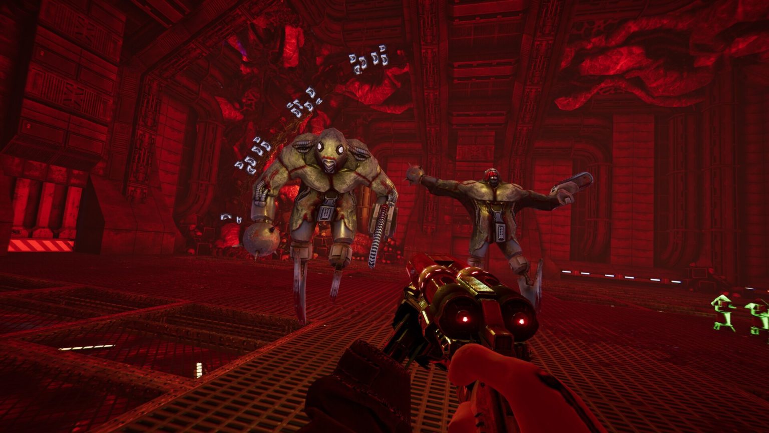 Turbo Overkill gives you a chainsaw leg - any further questions ...