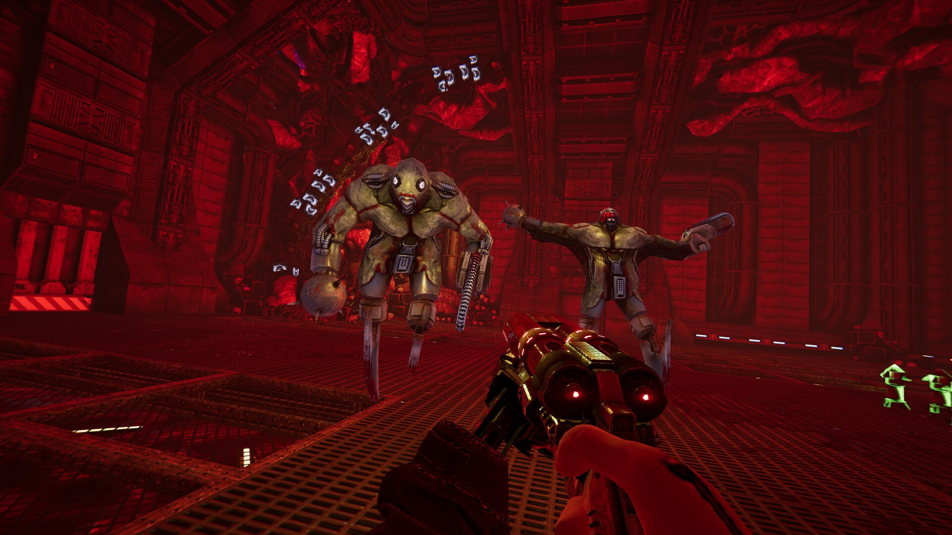 Turbo Overkill gives you a chainsaw leg - any further questions ...