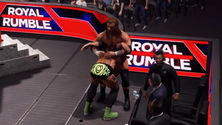 WWE 2K24 | How to put someone through the announce table | GodisaGeek.com