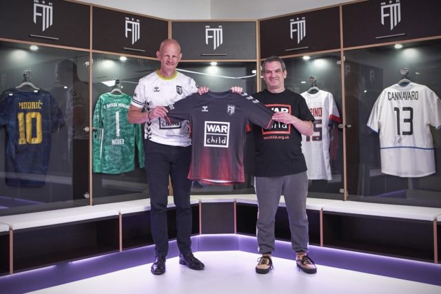 War Child football shirt raises £30k for the charity's life changing ...