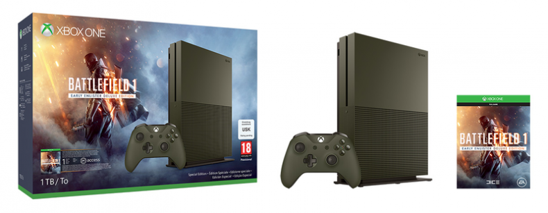 Microsoft announces Xbox One S Battlefield 1 bundles | GodisaGeek.com