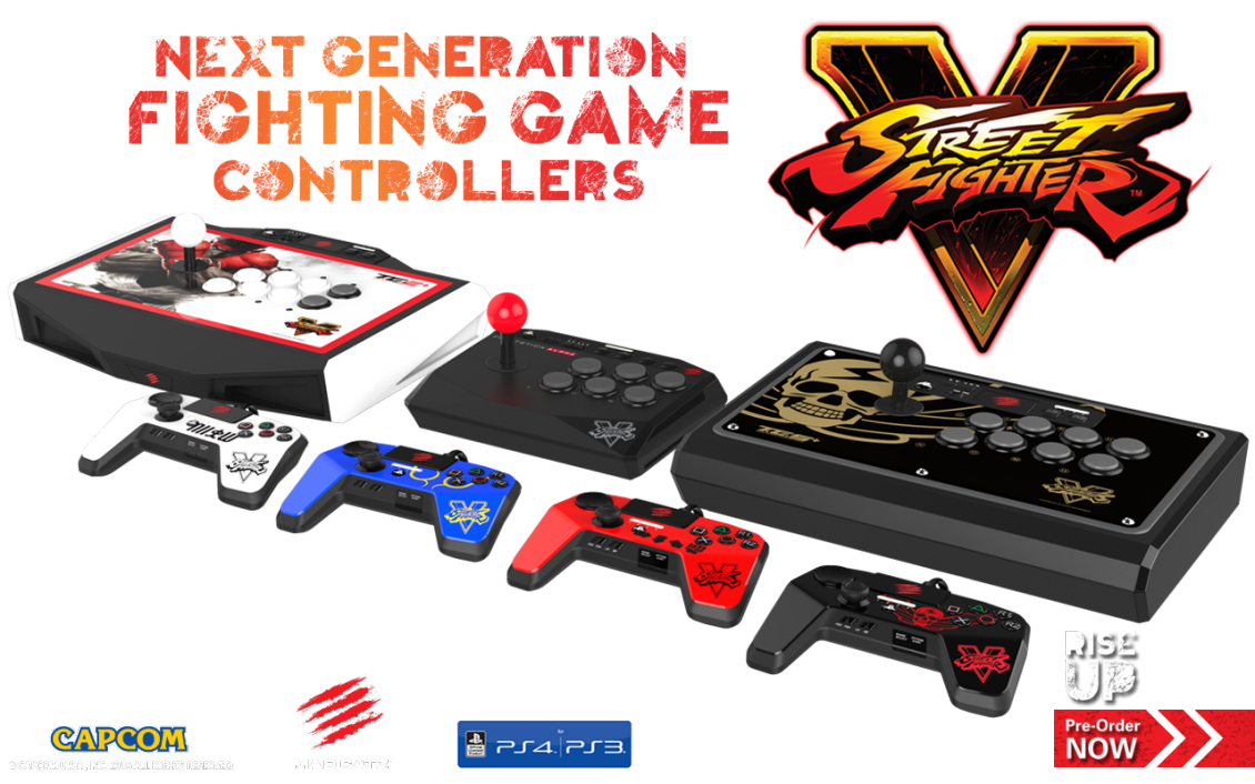 Mad Catz Announce Range of Street Fighter V Controllers | GodisaGeek.com